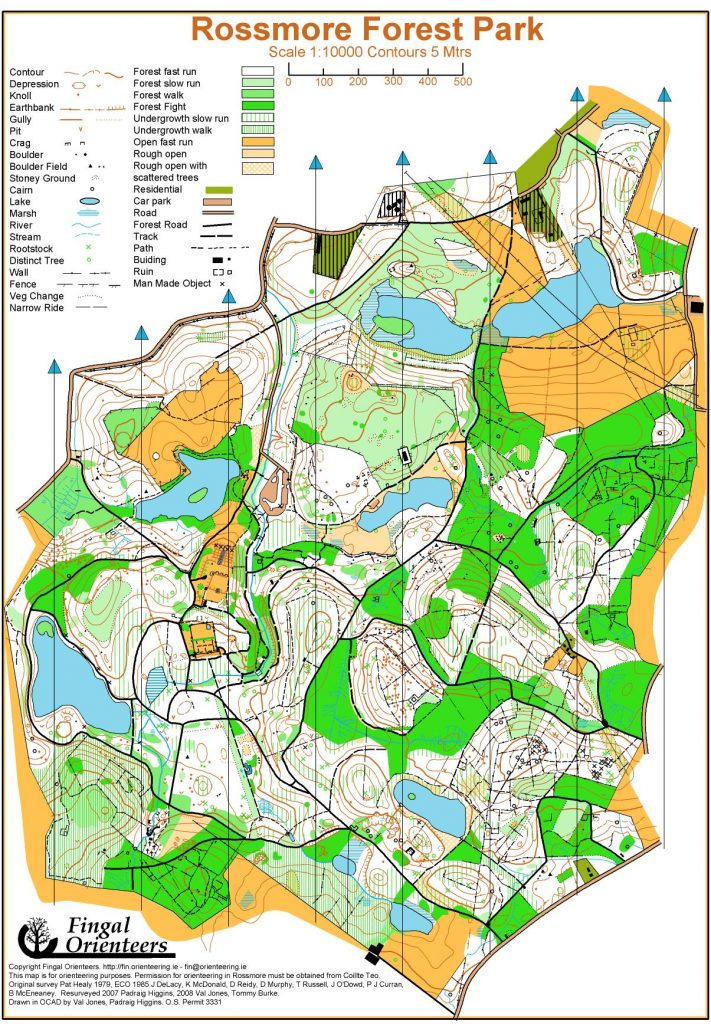 rossmore map | Three Rock Orienteering